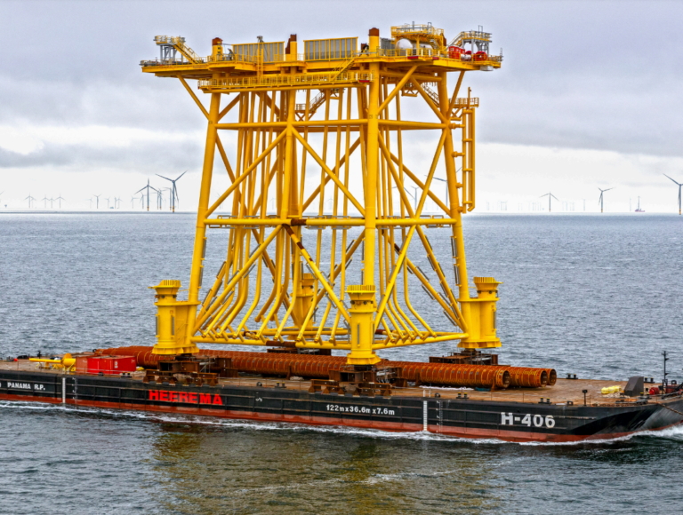Jacket Hardware for Deepest Fixed-Bottom Wind Farm Starts Arriving in ... Jacket Hardware for Deepest Fixed-Bottom Wind Farm Starts Arriving in ...