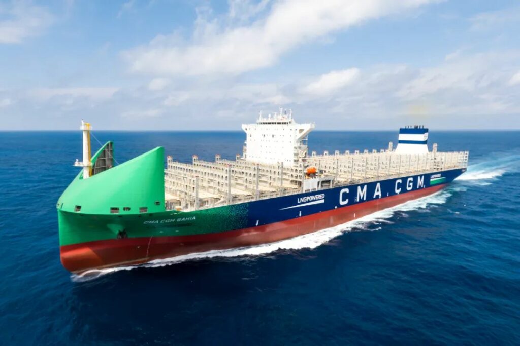 CMA CGM welcomes 13,000 TEU LNG-powered CMA CGM Bahia - Offshore Energy CMA CGM welcomes 13,000 TEU LNG-powered CMA CGM Bahia - Offshore Energy